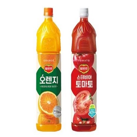 델몬트 오렌지 펫1.5L 6입+델몬트 스테비아 토마토 펫1.5L 6입 - 최저가 사업자 식자재 | 식봄