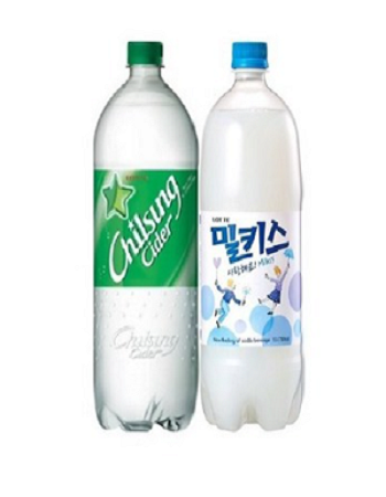 롯데칠성사이다 펫1.5L +밀키스 펫1.5L 12입(묶음) - 최저가 사업자 식자재 | 식봄