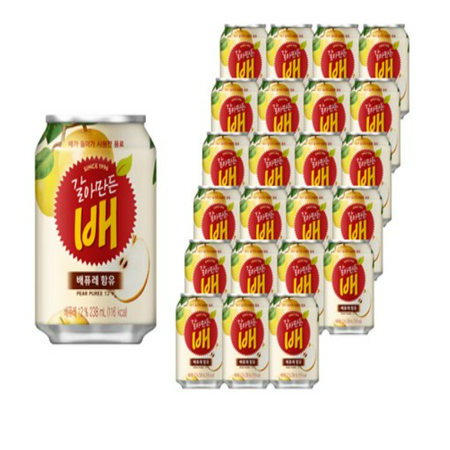 갈아만든배 캔238ml 48입 - 최저가 사업자 식자재 | 식봄