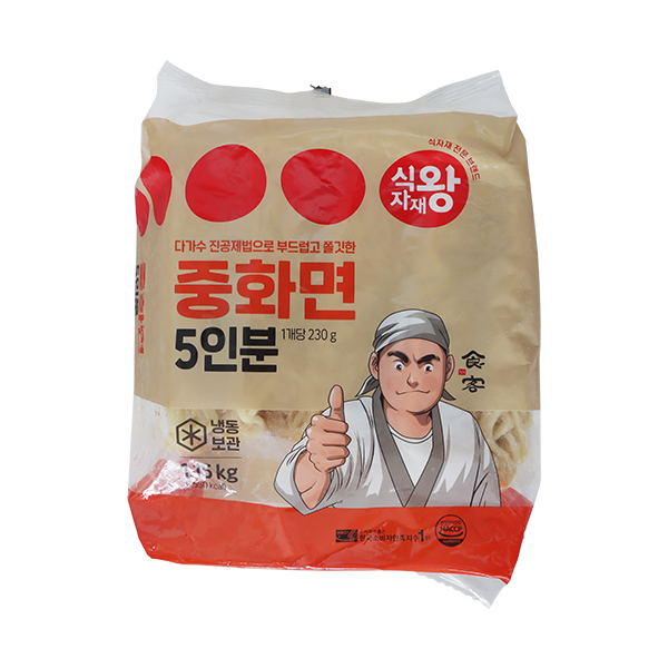 식자재왕 중화면 1.15kg (230g*5) F2 | 식봄