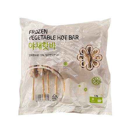 랜시푸드 어묵바(야채_130g*10개입 1.3Kg/EA) 오뎅바 - 최저가 사업자 식자재 | 식봄