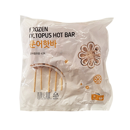 랜시푸드 어묵바(문어_130g*10개입 1.3Kg/EA) 오뎅바 - 최저가 사업자 식자재 | 식봄