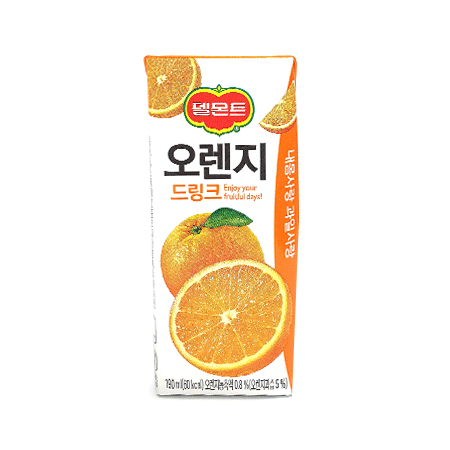 델몬트 오렌지주스(팩 190ml*32EA/BOX) [원산지: 상세설명참조] - 최저가 사업자 식자재 | 식봄