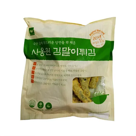 사옹원 김말이튀김(40g*25입 1Kg/EA) - 최저가 사업자 식자재 | 식봄