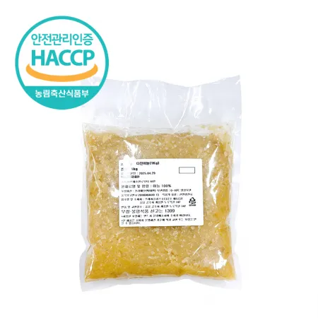 ★HACCP인증★ 냉장 다진마늘 국내산 1KG 간마늘 - 최저가 사업자 식자재 | 식봄