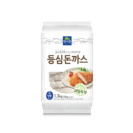 면사랑 등심돈까스(130g*10입 1.3Kg/EA) - 최저가 사업자 식자재 | 식봄
