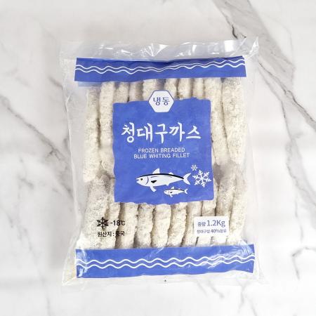 냉동 청대구까스 1.2kg(60g x 20개) 생선까스 | 식봄