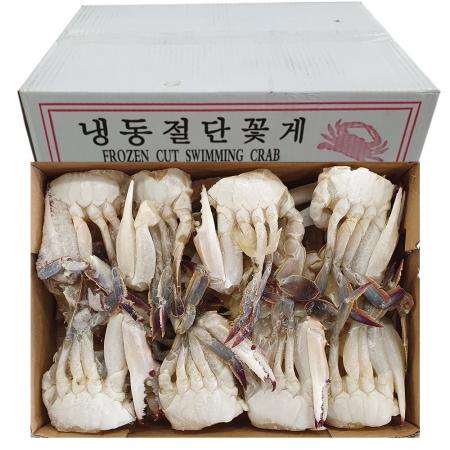 절단꽃게 손질꽃게 L 5.4kg(450g x 12팩) 냉동절단꽃게 - 44,400원 - 식봄