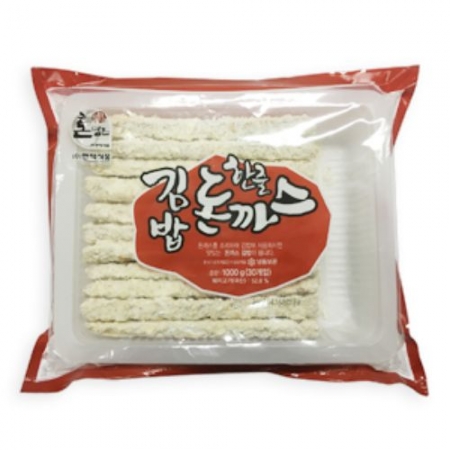 한맥 돈까스(35±2g*28±2개입 김밥용 1Kg/EA) - 최저가 사업자 식자재 | 식봄