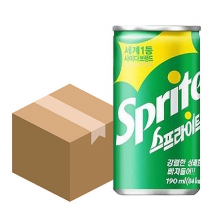 스프라이트 사이다(실온 캔_190ml 190g*30EA/BOX) | 식봄