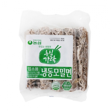 농심 메밀면(냉동 250g*5개입 1.25Kg*8EA/BOX) | 식봄