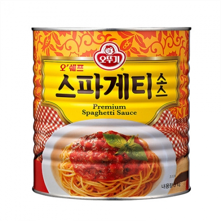 오쉐프 스파게티소스(3Kg/EA) - 최저가 사업자 식자재 | 식봄