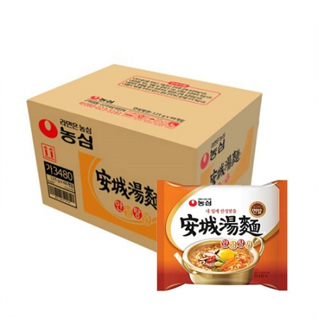 농심 안성탕면(실온 봉지 125g*48EA/BOX) - 최저가 사업자 식자재 | 식봄