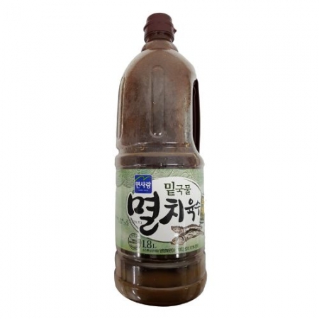 면사랑 멸치육수(프리미엄 밑국물_1.8L 1.8Kg/EA) - 최저가 사업자 식자재 | 식봄