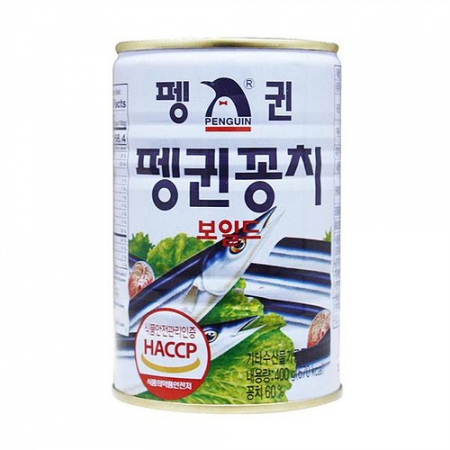 꽁치캔(펭귄 400G*24EA/Box) | 식봄