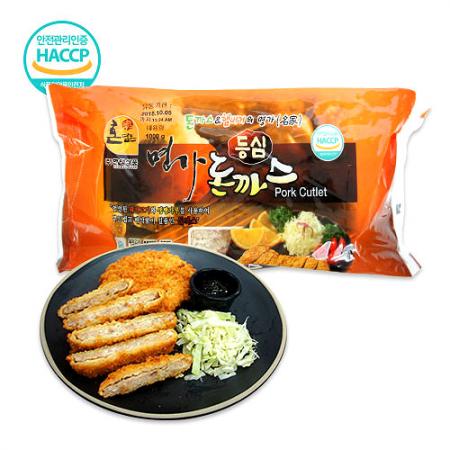 한맥 등심돈까스 1kg (100g*10개입) 생돈까스 - 최저가 사업자 식자재 | 식봄