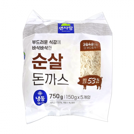 면사랑 순살돈까스 750g (150g*5개) - 최저가 사업자 식자재 | 식봄