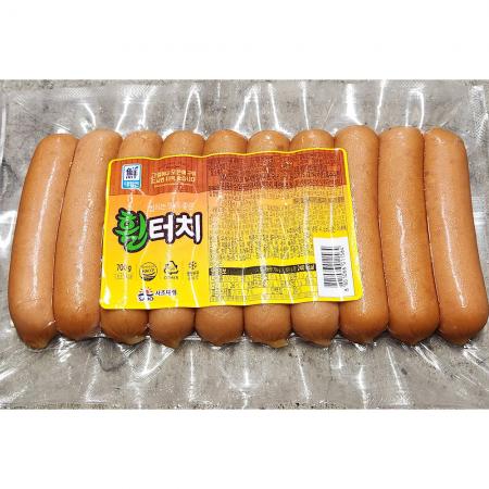 소시지(대림선 휠터치바 70g/개 700g) 식자재 업소용 대용량 사조오양 사조 오뗄 하이 간식 대림선 에스앤비 무료배송 부대 - 최저가 사업자 식자재 | 식봄