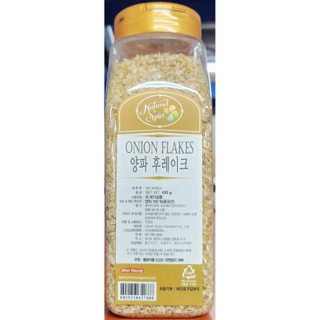 양파후레이크(신영상회 430g) X12 업소용 어니언 후레이크 - 최저가 사업자 식자재 | 식봄