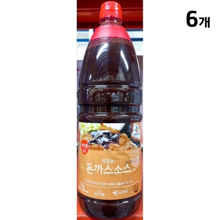 돈까스소스(이츠웰 1.8L PET) X6 업소용 돈카츠 양념 - 최저가 사업자 식자재 | 식봄