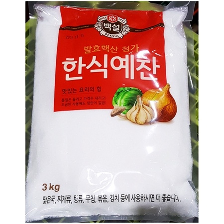 한식예찬(백설 3kg)X4 업소용 발효 조미료 | 식봄