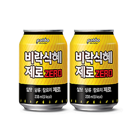 비락 식혜제로 캔238ml 48입 - 최저가 사업자 식자재 | 식봄