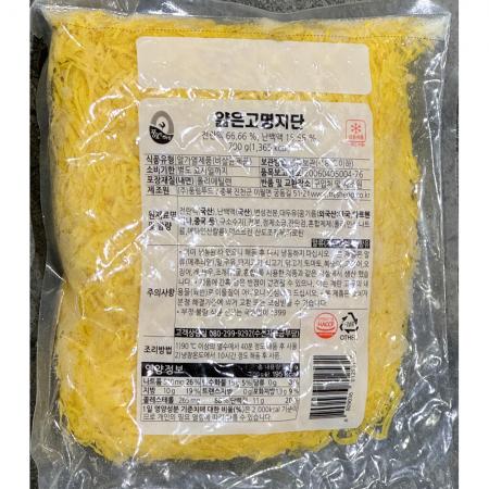 계란지단(풍림 얇은채 고명용 700g) X10 업소용 냉동 김밥 지단 - 최저가 사업자 식자재 | 식봄