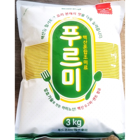 핵산 푸르미(MSG 3kg) 업소용 혼합 조미료 msg - 최저가 사업자 식자재 | 식봄