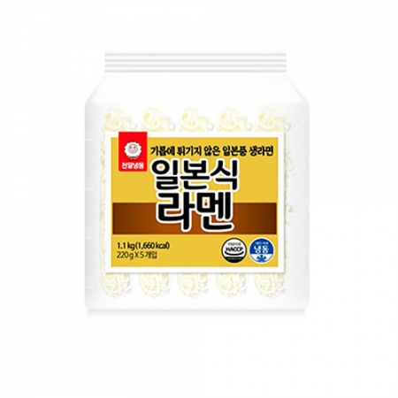 천일식품 일본식라멘(220g*5입 1.1Kg/EA) - 최저가 사업자 식자재 | 식봄
