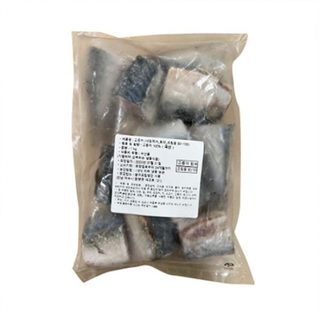 서풍 고등어(내장제거_80~100g/토막 조림용 1Kg/EA)/국내산 - 최저가 사업자 식자재 | 식봄