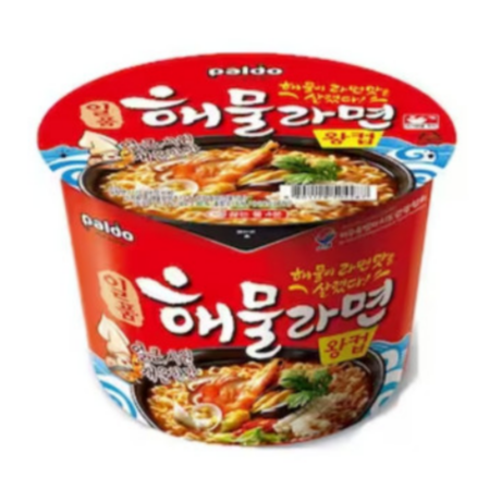 해물라면 왕컵 1BOX 110G X 16개입 팔도 | 식봄