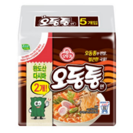 오동통면 1BOX 120G X 5개입 X 8EA 오뚜기 | 식봄