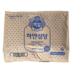 설탕 (3kg*6개) 1포 / 업소용, 식자재, 설탕, 흰설탕, 백설탕, 대용량 - 37,500원 - 식봄
