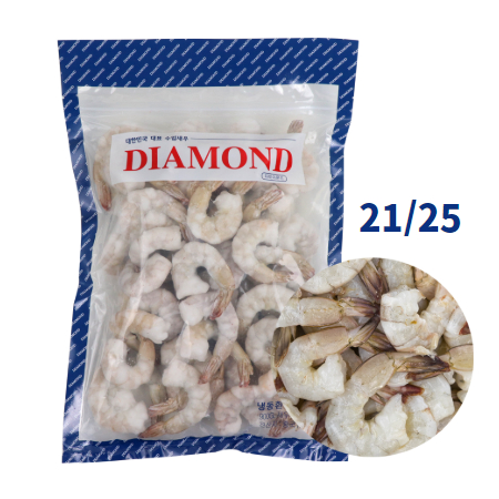 ★신규특가★ 다이아몬드 칵테일새우 PDTO 21/25 (IQF개별냉동 900g) 탈각새우 감바스 - 최저가 사업자 식자재 | 식봄