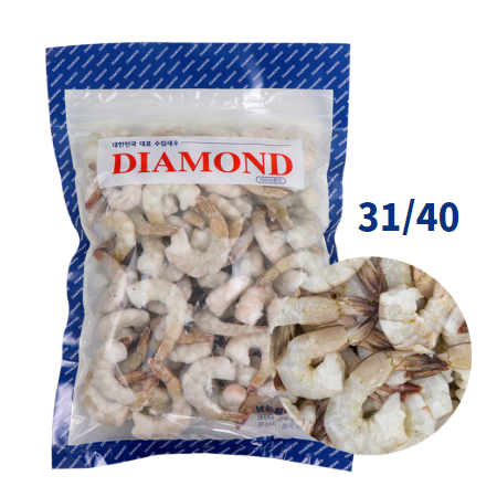 ☆첫구매초특가☆ 다이아몬드 칵테일새우 PDTO 31/40 (IQF개별냉동 900g) 탈각새우 감바스 - 최저가 사업자 식자재 | 식봄
