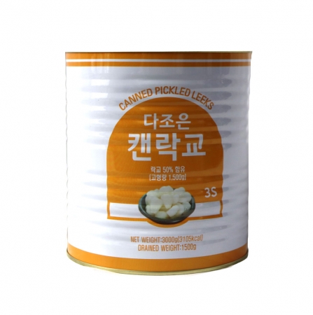 해울찬 락교(SSS) 3kg - 최저가 사업자 식자재 | 식봄