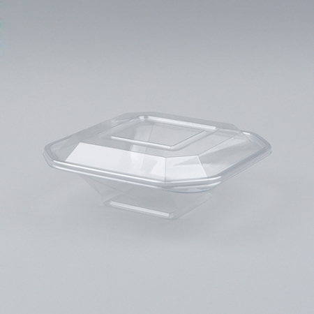 [DL-KS-909] PET 반찬용기 투명 400개세트 [몸통+뚜껑] | 식봄