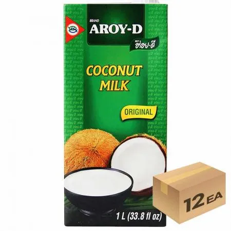 1박스) 아로이디 코코넛밀크 1L x 12개입 - 최저가 사업자 식자재 | 식봄