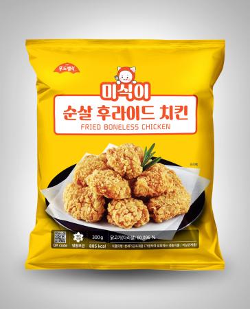 [푸드렐라] 미식이 순살후라이드치킨 300g*10팩 | 식봄