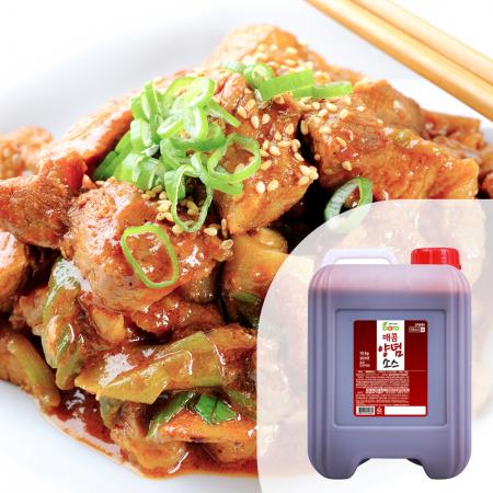 바로 매콤양념소스10kg 1BOX(2EA) 매운소스 두루치기 쭈꾸미 닭갈비 양념장 대용량 업소용 - 최저가 사업자 식자재 | 식봄