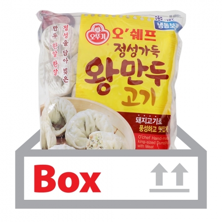오쉐프 정성가득고기왕만두 1.3kg*6ea(박스)/오뚜기 - 최저가 사업자 식자재 | 식봄