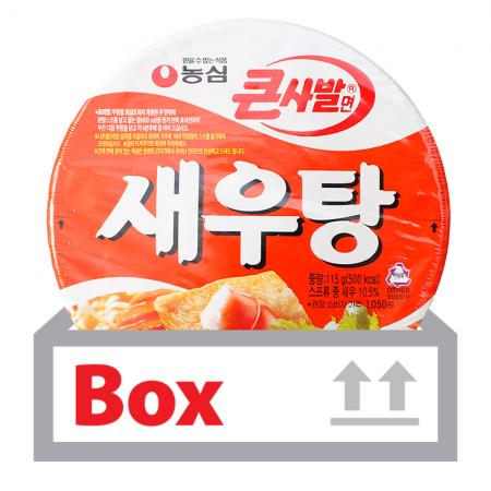 새우탕큰사발면(대) 115g*16ea/농심 - 최저가 사업자 식자재 | 식봄