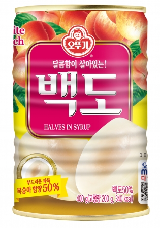 오뚜기백도반절통조림 400g(12입) - 최저가 사업자 식자재 | 식봄