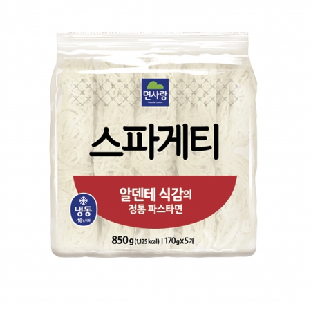(냉동)스파게티 850g(170g*5)_면사랑 - 최저가 사업자 식자재 | 식봄