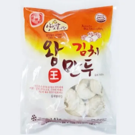 아하식품 김치왕만두(70g*20입) 1.4kg 냉동 - 최저가 사업자 식자재 | 식봄