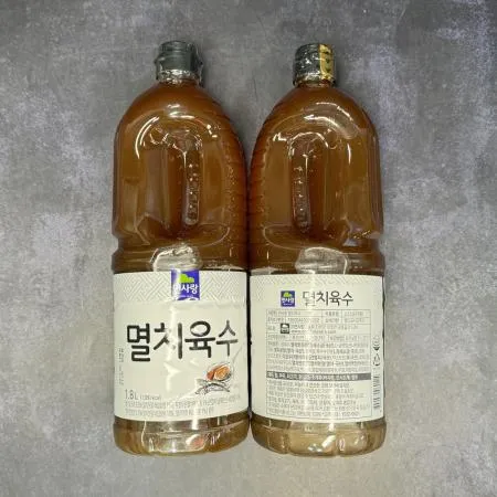 면사랑 멸치육수(전문점용)1.8L x 6개 대용량 - 최저가 사업자 식자재 | 식봄