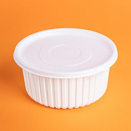 탕용기 220파이(중/백색) DS-367 200개세트 (몸통+뚜껑) - 최저가 사업자 식자재 | 식봄