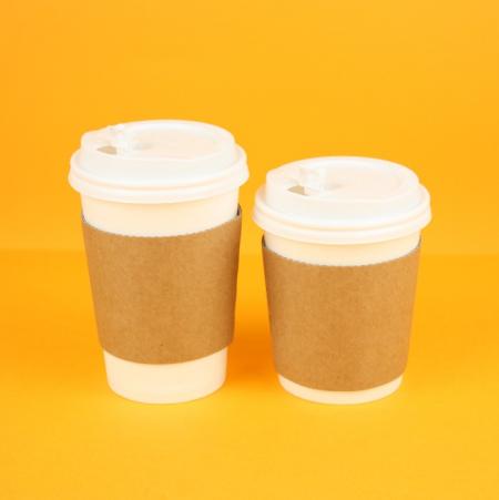 [100개] 10/13oz 종이컵 슬리브(홀더) - 최저가 사업자 식자재 | 식봄